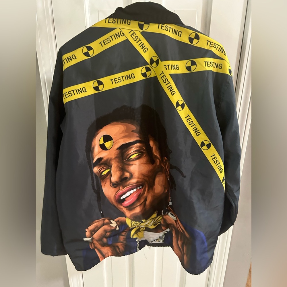 A$Ap Rocky Testing Coach Jacket - Gem